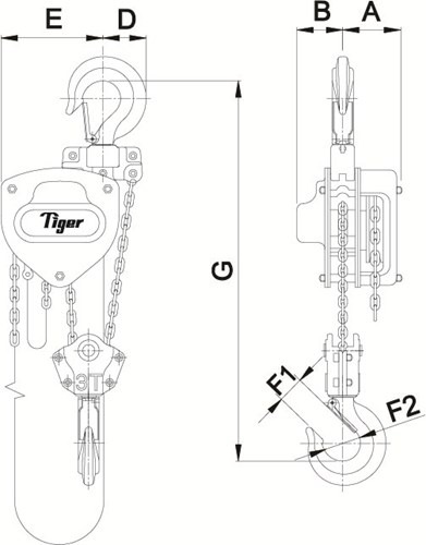 Tiger TCB Chain Block | Durham Lifting