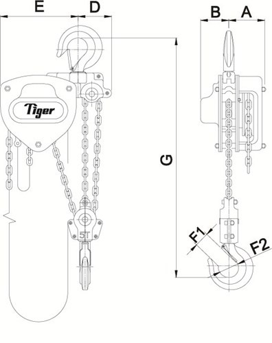 Tiger TCB Chain Block | Durham Lifting