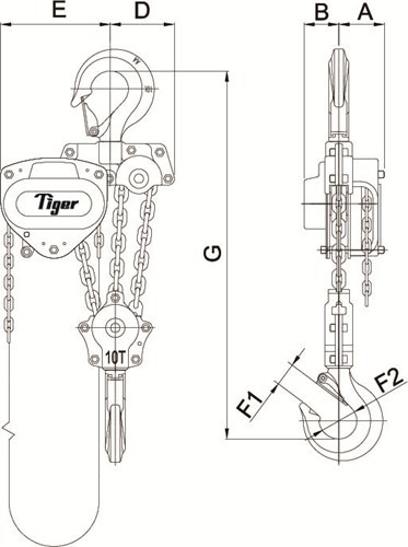 Tiger TCB Chain Block | Durham Lifting