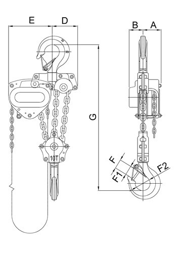 Tiger ROV Compatible Chain Block | Durham Lifting