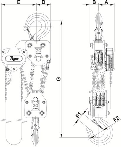 Tiger TCB Chain Block | Durham Lifting