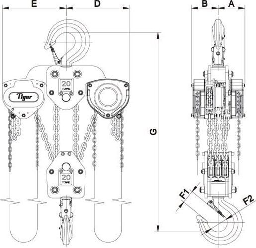 Tiger TCB Chain Block | Durham Lifting