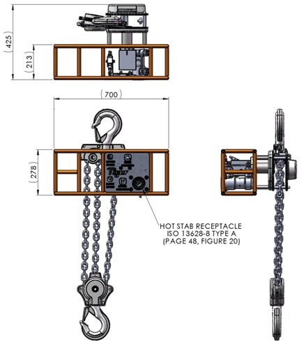 Tiger ROV Compatible Chain Block | Durham Lifting