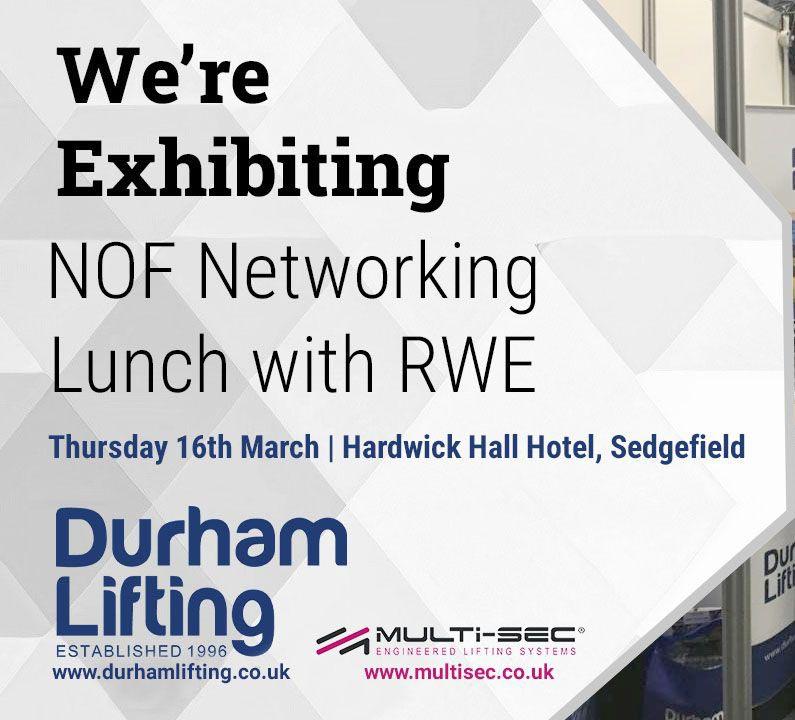 NOF networking Lunch with RWE Event | Durham Lifting
